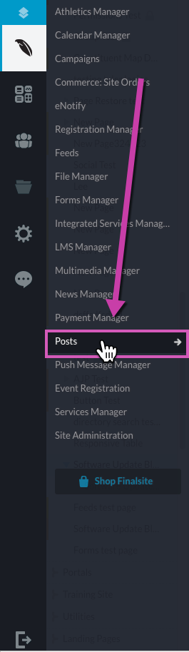 Enable RSS feeds and subscriptions in Posts – Finalsite Support