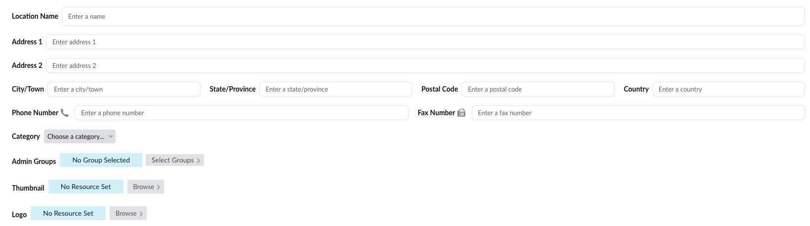 Getting started with Locations – Finalsite Support